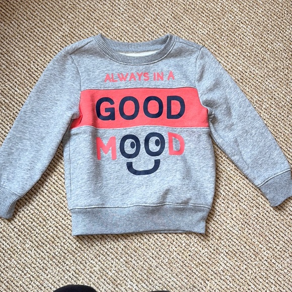 Old Navy | Shirts & Tops | Nwot Old Navy Crew Neck Gray Sweatshirt 3t ...